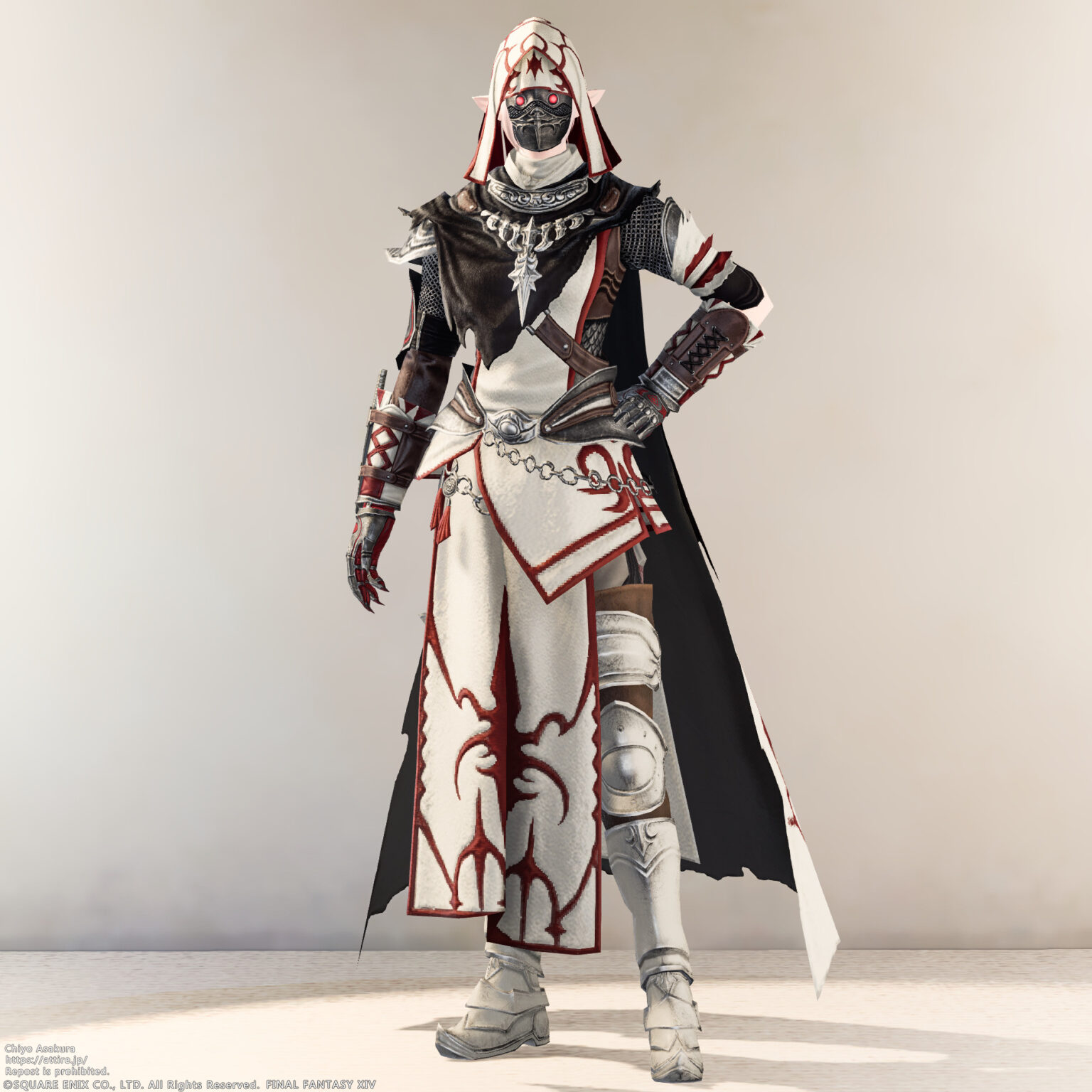 【FF14】ディープシャドウ・スカウトスケイルメイルRE / Augmented Deepshadow Scale Mail of ...