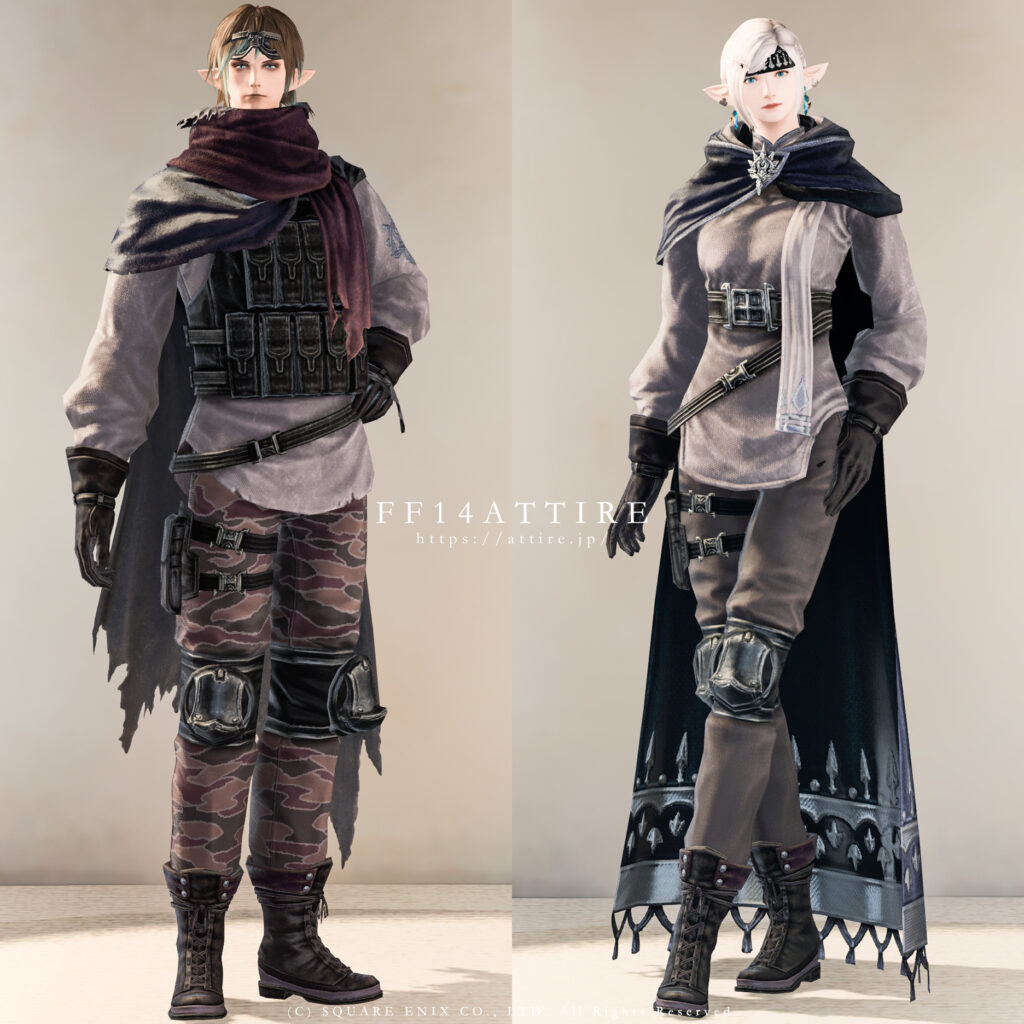 【FF14】アンドロイド旧式軍装:軽 / Obsolete Android's Cloak of Scouting【FFXIV】