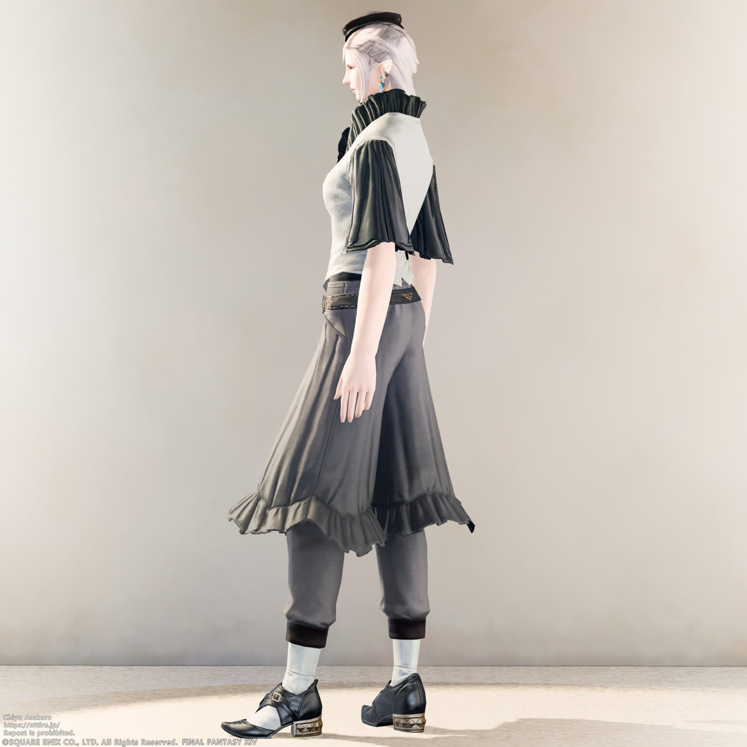 【FF14】ブレヴァディエ・ラッフルシャツ / Boulevardier's Ruffled Shirt【FFXIV】