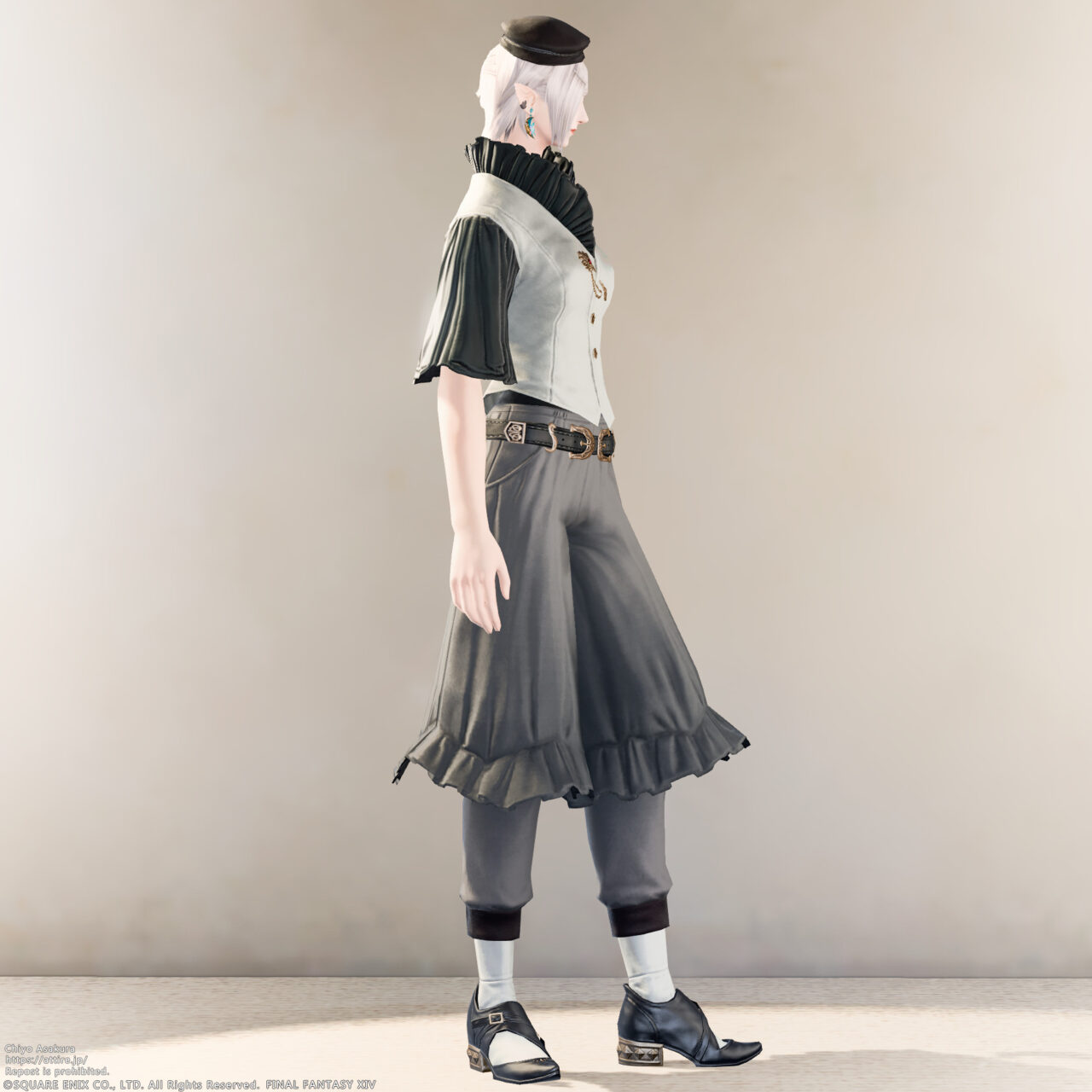 【FF14】ブレヴァディエ・ラッフルシャツ / Boulevardier's Ruffled Shirt【FFXIV】