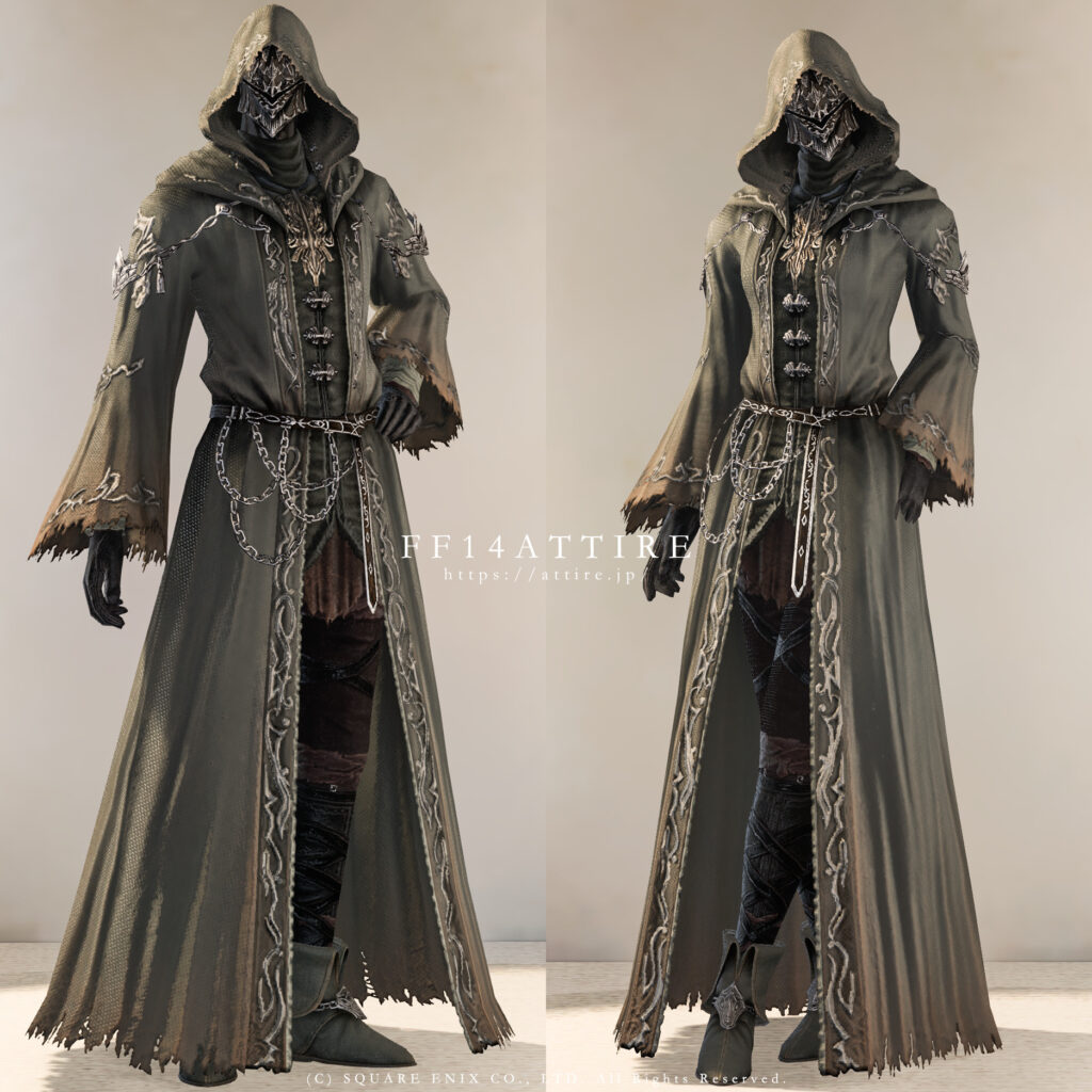 【FF14】クリプトラーカー・ヒーラーローブRE / Augmented Cryptlurker's Robe of Healing【FFXIV】