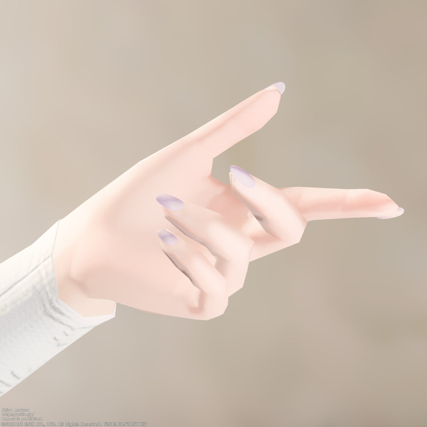 ネイルチップ【FF14 装備手帳】