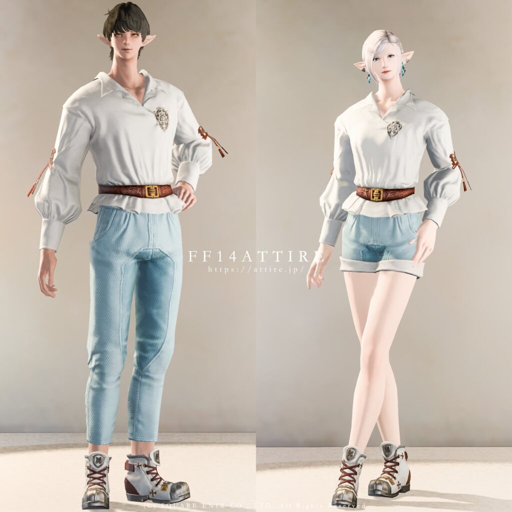 スプリングシャツ【FF14 装備手帳】｜ミラプリ用装備見た目まとめ