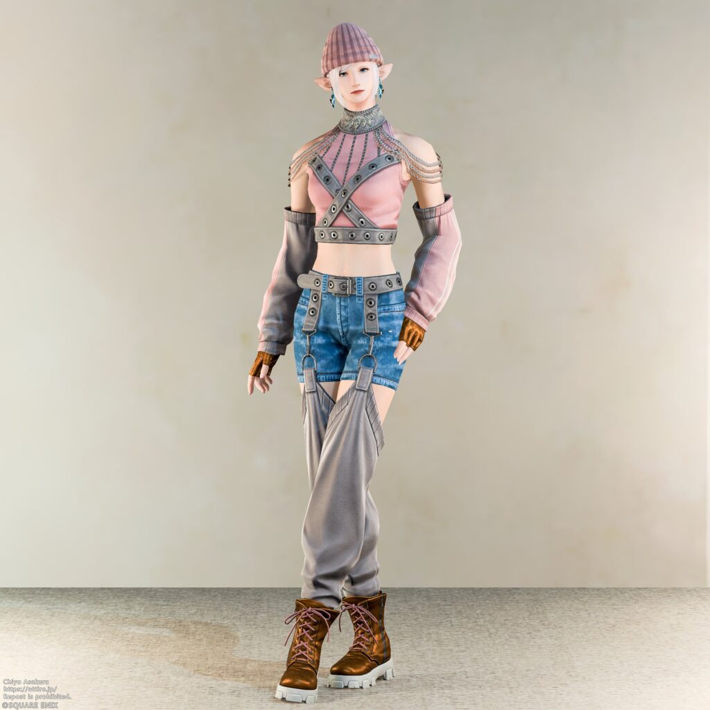 クリティカルヒッツA2・クロップドハーネス【FF14 装備手帳】｜ミラプリ用装備見た目まとめ
